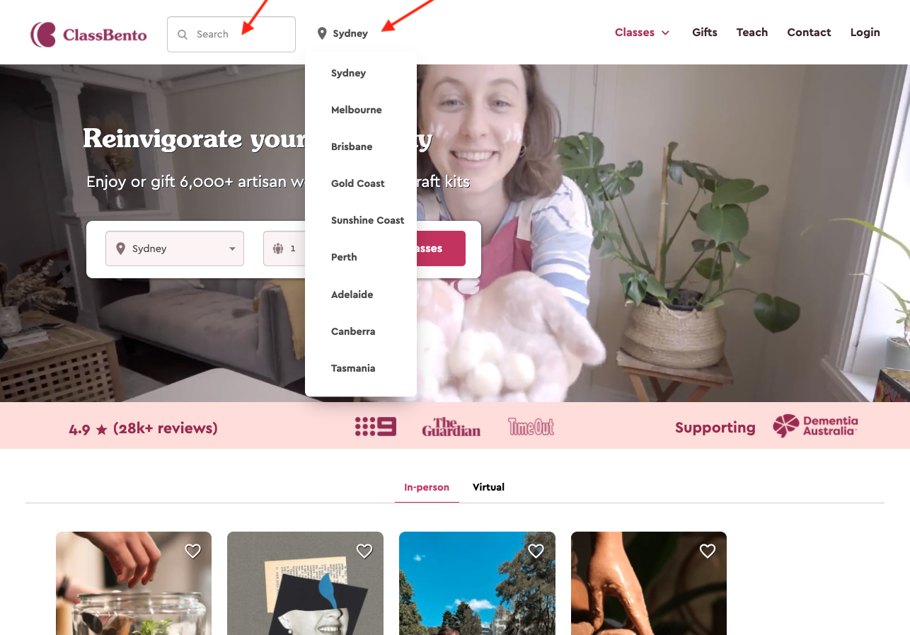 How do I find a class in my area? – ClassBento