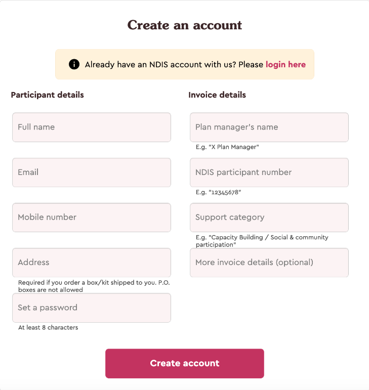 How to create an NDIS account on ClassBento – ClassBento